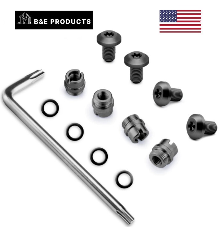 1911 Screws, Black, Screws Bushings for grip Standard Bushing (Wrench ...