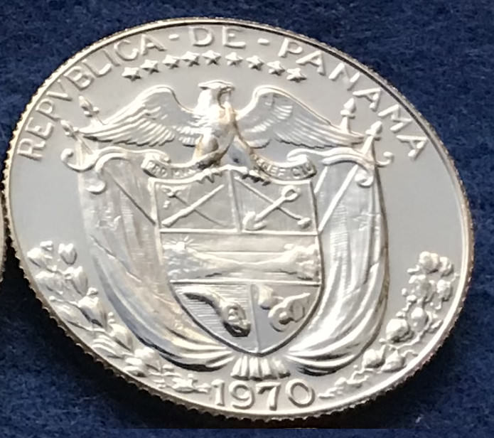 PANAMA QUARTER 1/4 CUARTO BALBOA PROOF 1970 COIN BU CONQUISTADOR | eBay