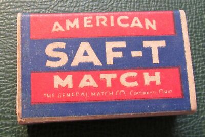 Matchbox - American Saf T Match Cincinnati OH General Match | eBay