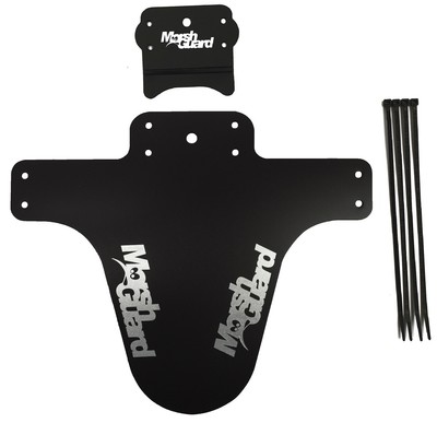 Marsh Guard Plus Fango Parafango FENDER Nero Logo Argento Stash | eBay