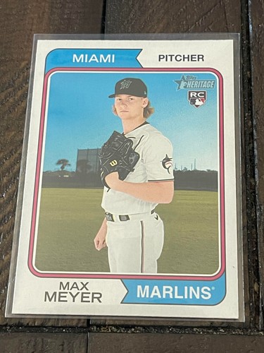 2023 Heritage Base #367 Max Meyer - Miami Marlins | eBay