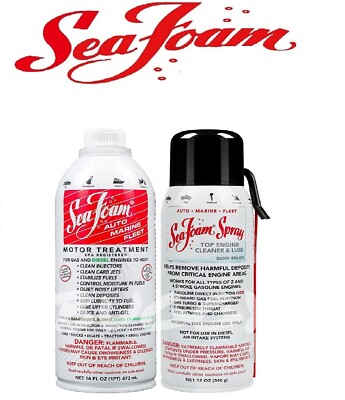 Sea Foam Spray SS14 + SF16 Motor Treatment Cleaner & Lube Kit combo | eBay