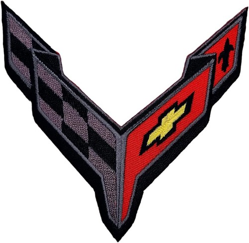 CORVETTE C8 GRAND SPORT RACING TEAM EMBROIDERED PATCH iron on Sew 4" | eBay
