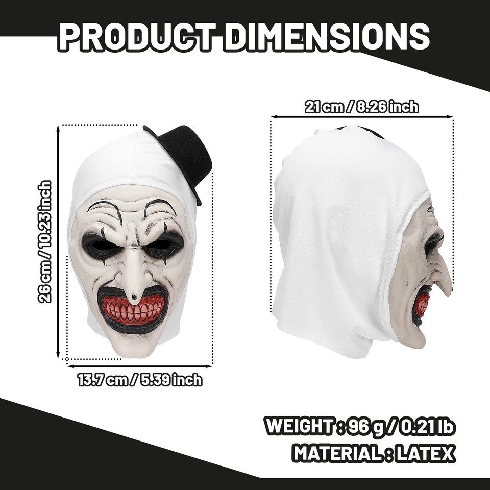 Halloween Masks - Joker Masks & Scary Clown Masks for Role-Playing ...