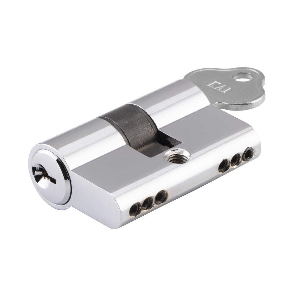 Iver Euro Cylinder Door Lock Key/Key 3 Pin 45mm - Available in Various ...