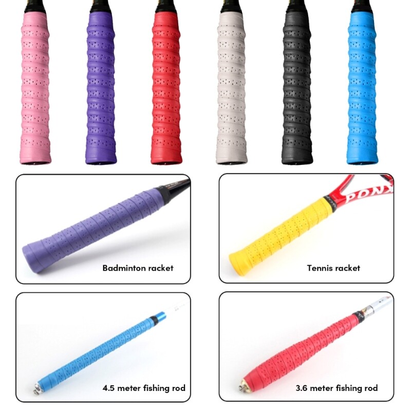 Tennis Racket Grips Tape Anti-slip Sweatband Badminton Grip Tennis ...