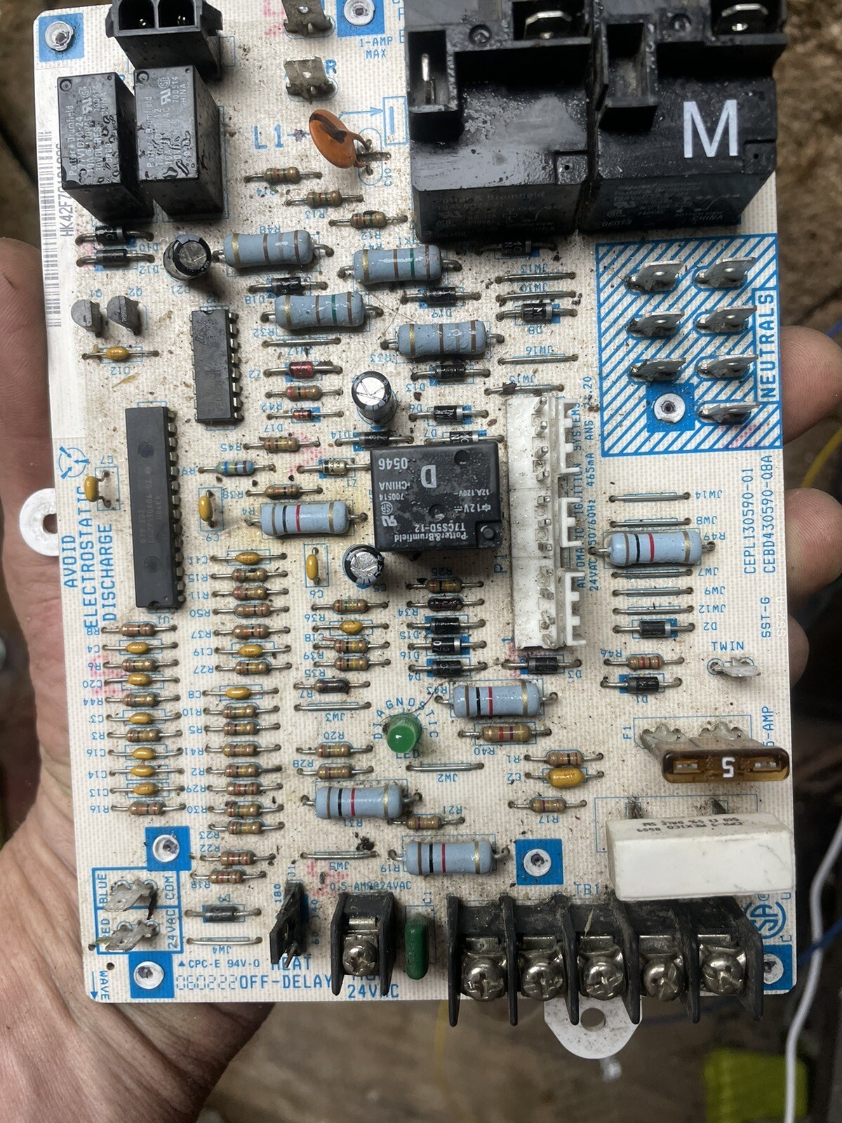 Carrier ICP HK42FZ018 Furnace Control Circuit Board CEPL130590-01 # ...