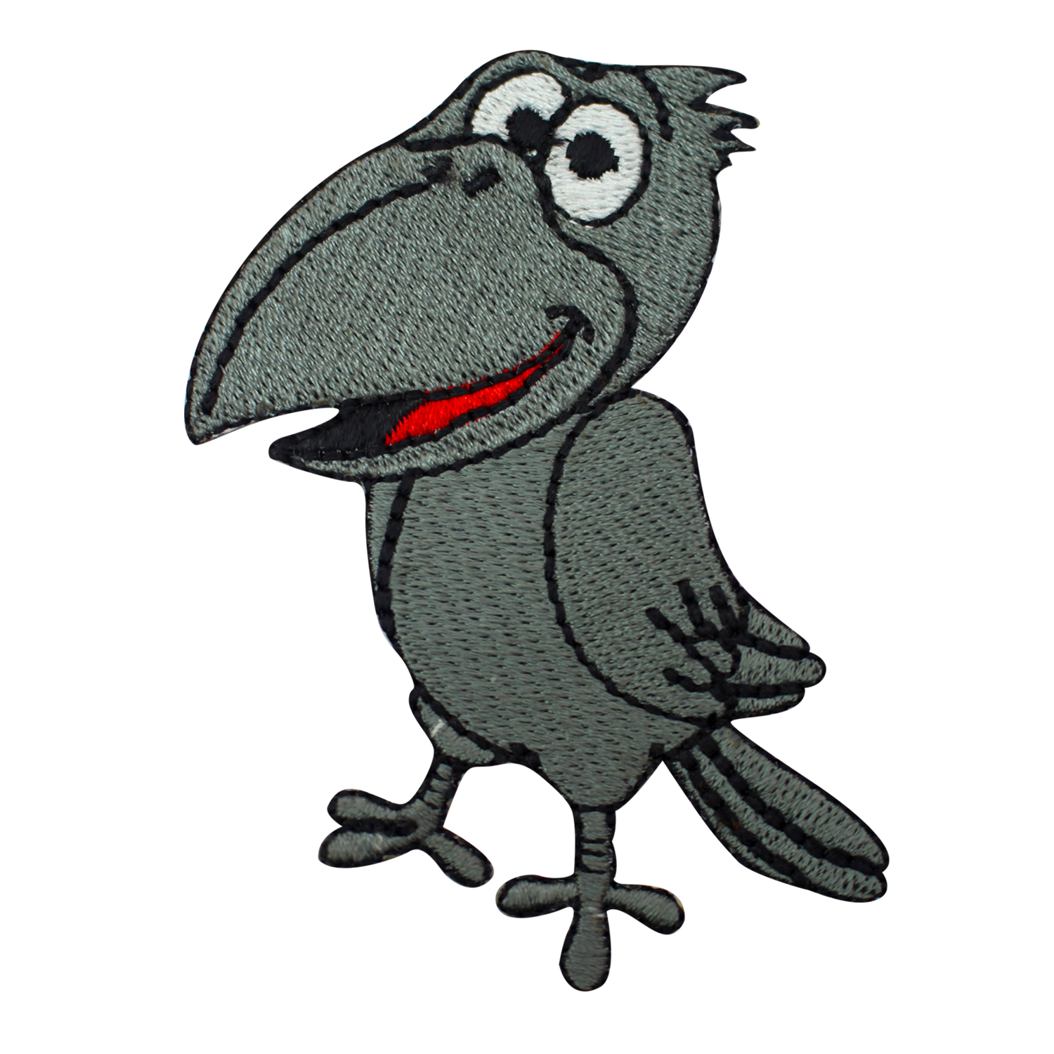 Raven Patch, Cute Crow Applique, Embroidered Iron on Sew on Patch 7 ...