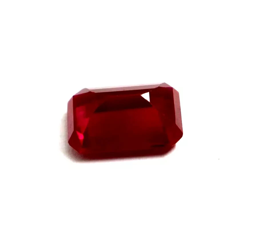 AAA Quality Pigeon Red Ruby 9 Ct Certified Burma Emerald Cut Loose ...