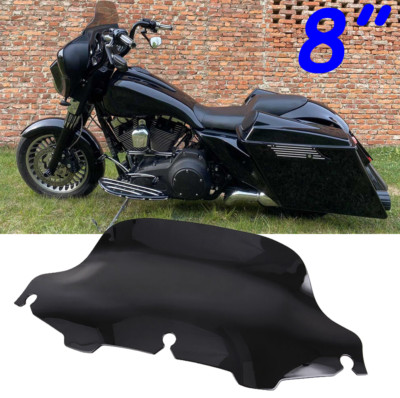 8" Wave Windshield Windscreen For Harley Ultra Classic Electra Glide ...