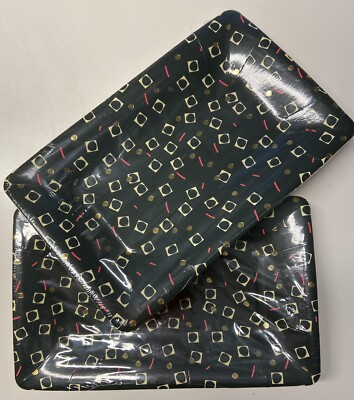 NEW Oh Joy Spritz Target Party Plates Navy Pink Metallic Gold Geometric ...