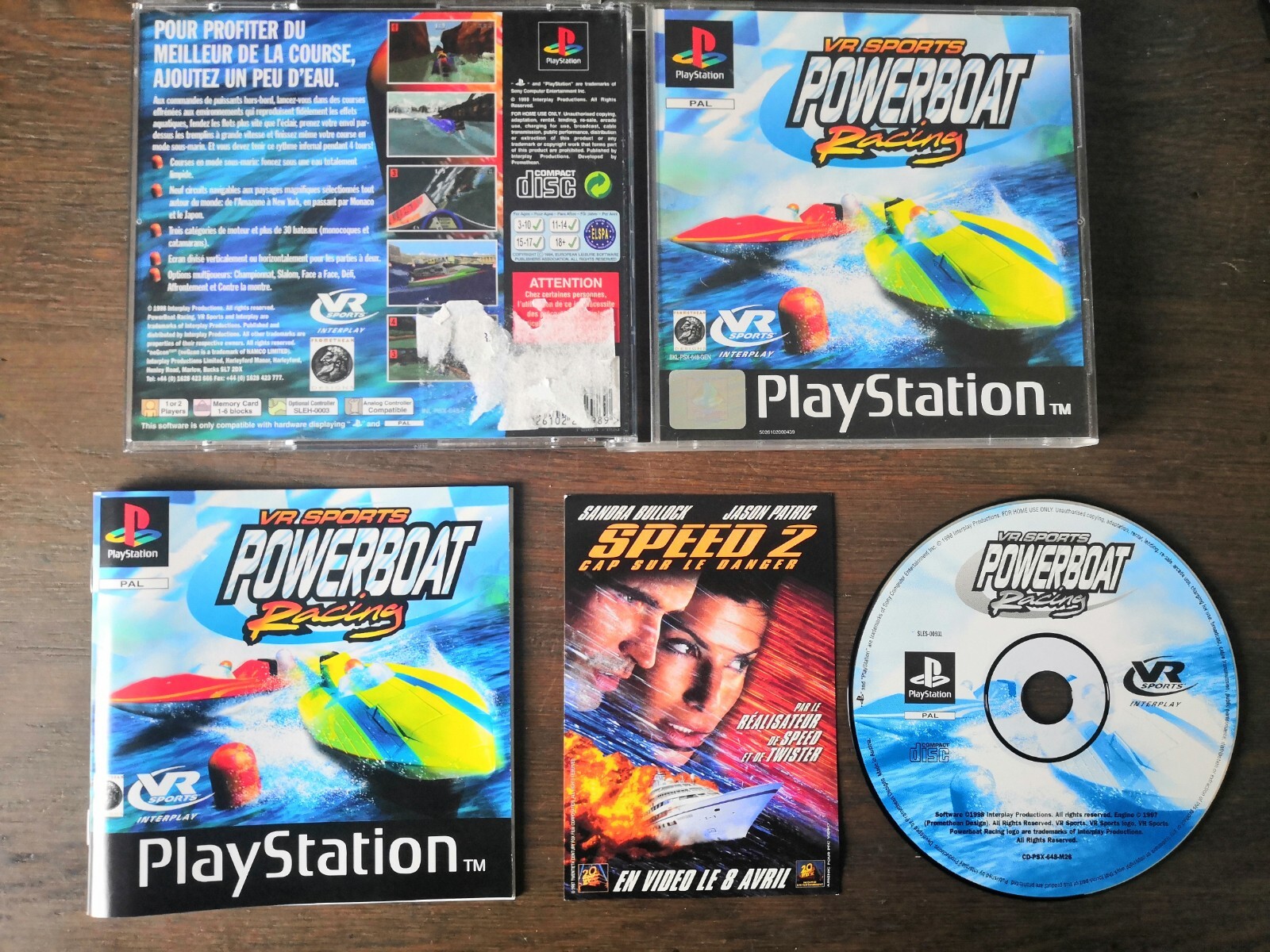 VR Sports Powerboat Racing Playstation - Prix - Photo - Présentation