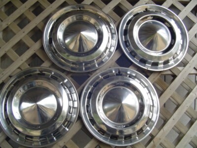 1956 CHEVROLET CHEVY BELAIR NOMAD HUBCAPS WHEEL COVERS ANTIQUE VINTAGE ...