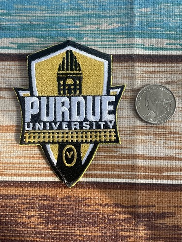PU Purdue Boilermakers Vintage Embroidered Iron On Patch 3.5” X 2.5” | eBay