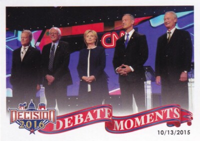 2016 Decision Debate Moments #73 CNN Democratic Debate | eBay