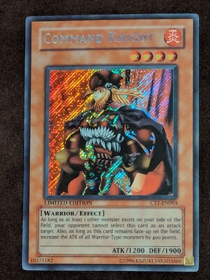 Command Knight. CT1-EN003. Secret Rare. Limited Edition. Yu-Gi-Oh! | eBay
