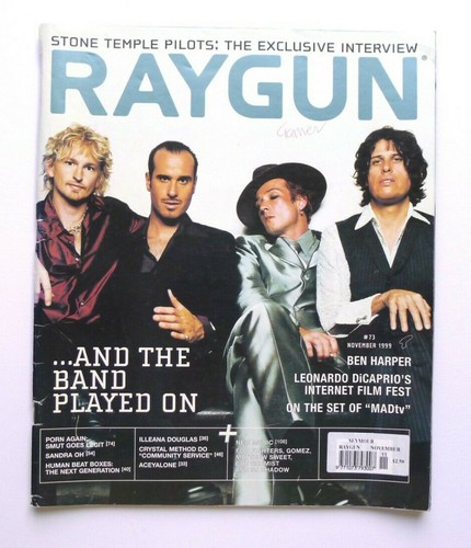 RAYGUN Magazine 73 Nov 1999 Stone Temple Pilots Foo Fighters DJ Shadow ...