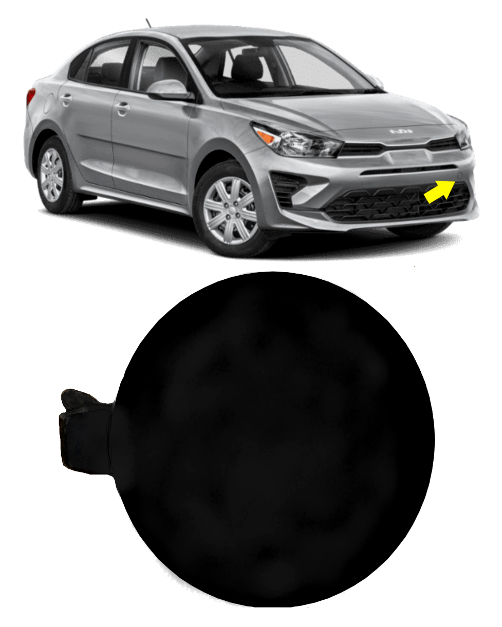 2021-2023 Kia Rio Front Bumper Eye Cap Tow Hole Cover Hook | Lifetime ...