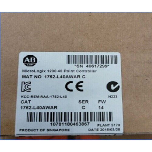 1762-L40AWAR AB MicroLogix 1200 40 Point Controller Spot Goods NEW in ...