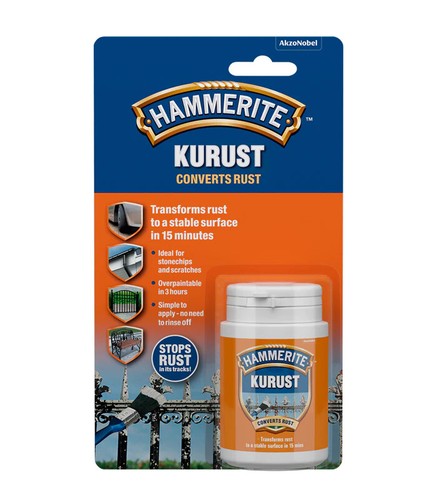 Hammerite Kurust Rust Killer Remover Converter No Primer Or Undercoat ...