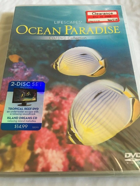 Lifescapes Ocean Paradise Cd/dvd Tropical Reef DVD and Islands Dreams ...