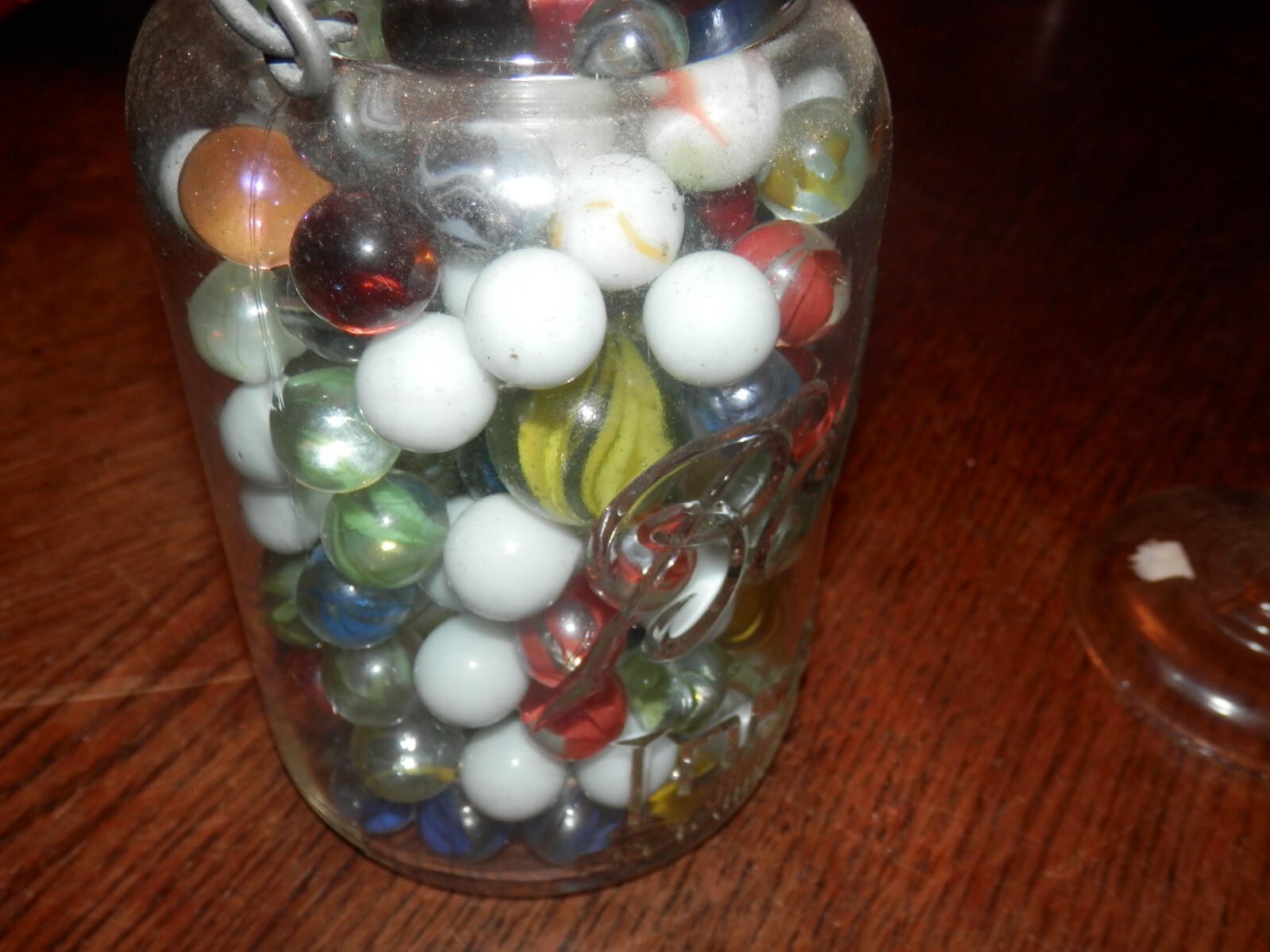 Vintage Ball Mason Jar, Full of Marbles Pre Owned Lot 1 | eBay