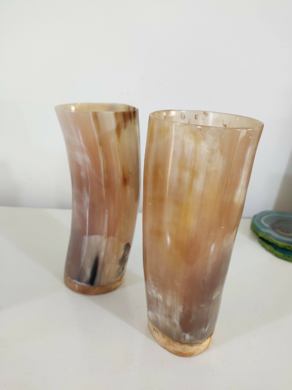 Scratch and Dent - Handmade Real Horn Mugs/Cups, Viking Drinking Horns ...