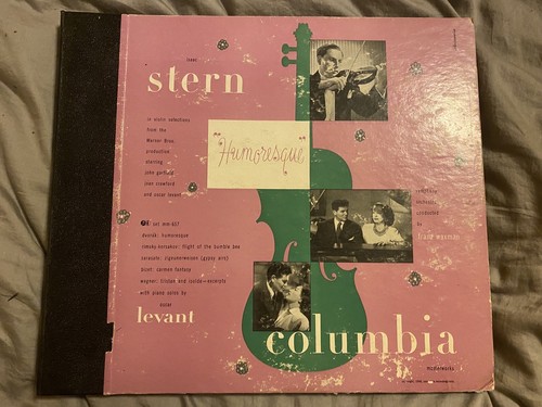 RARE EX 4x78 CLASSICAL MUSIC VIOLIN SET Isaac Stern Humoresque COLUMBIA ...