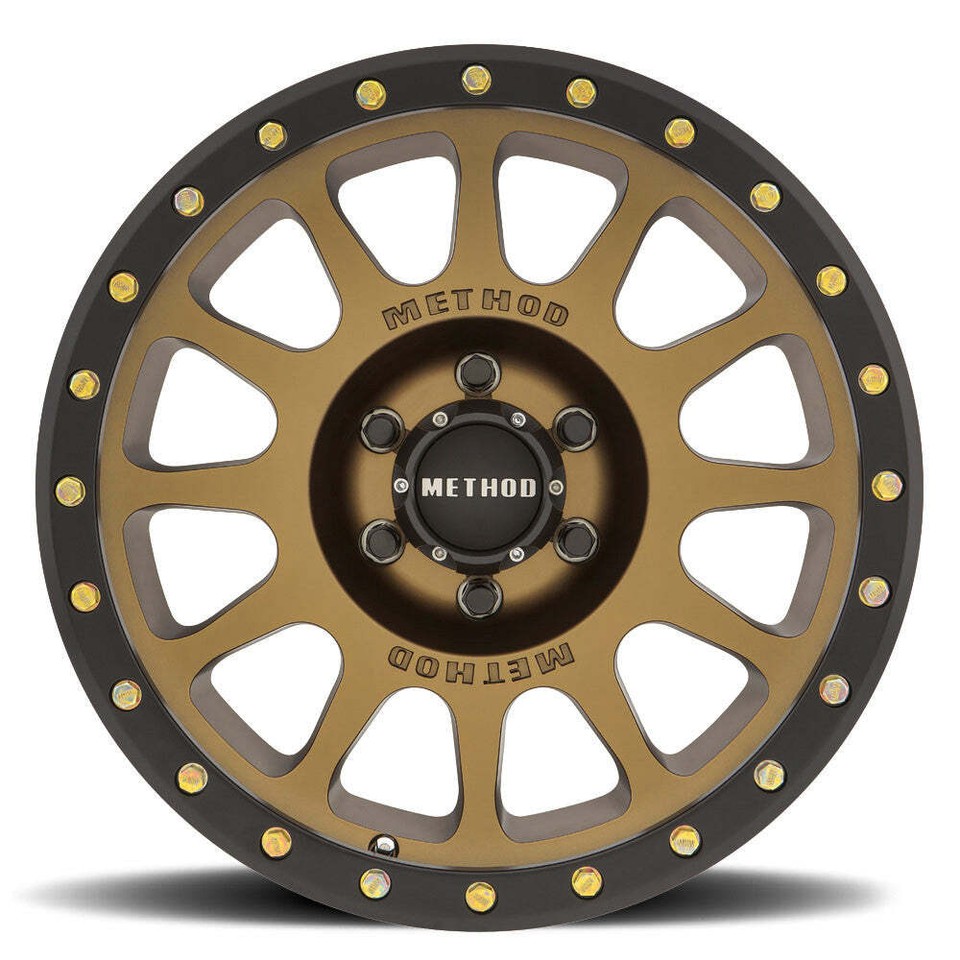 Method MR305 NV 18x9 0mm 6x135 94mm CB Method Bronze/Black Street Loc ...