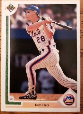Tom Herr New York Mets 1991 Upper Deck Baseball Card #416 MT | eBay