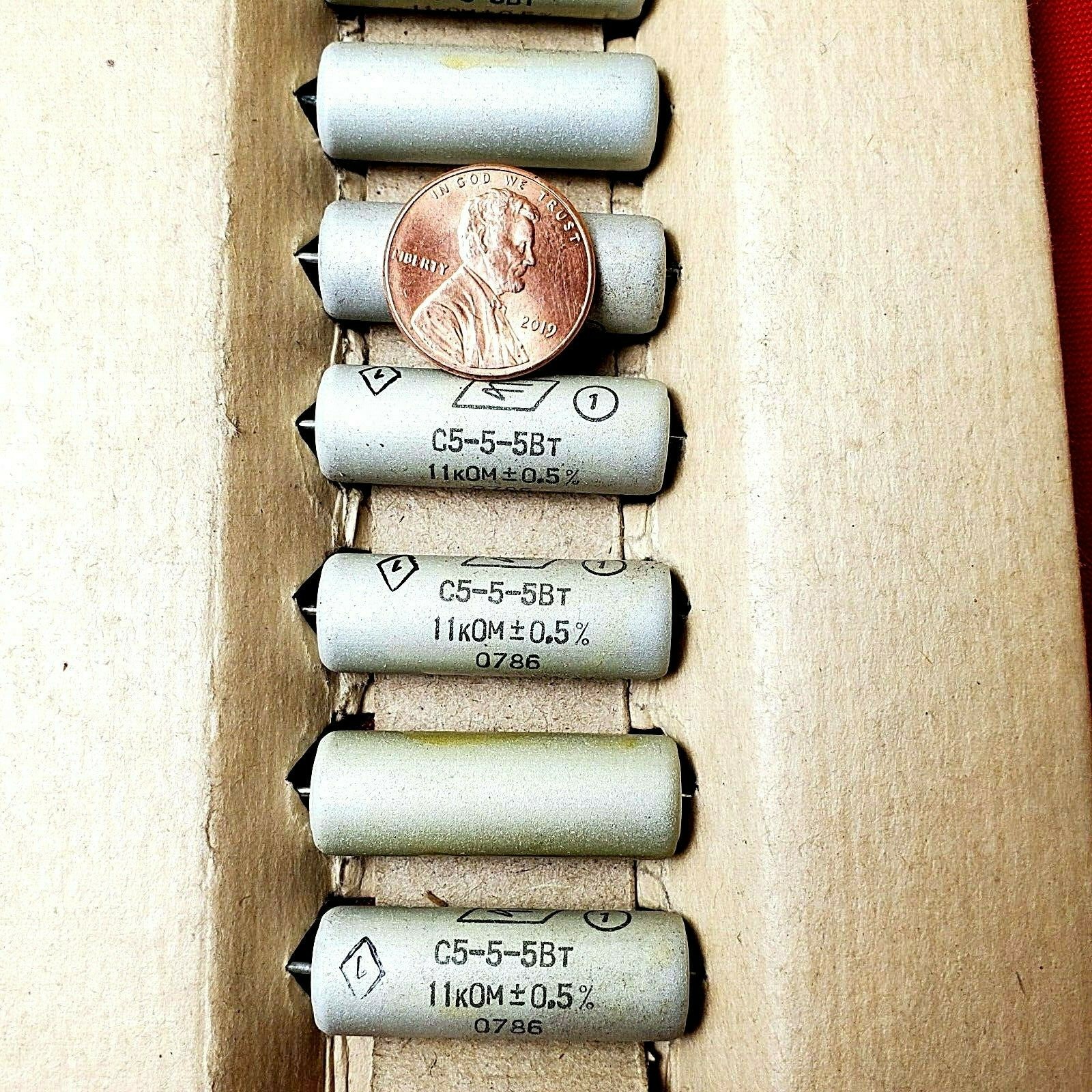 9.1K 9.1kOm 5% 5W Axial Wire Wound Resistor Precision MIL Soviet ussr ...