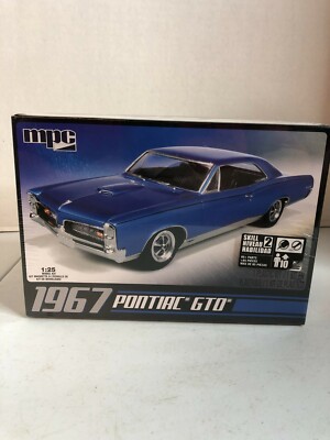 MPC 710L/12 1967 PONTIAC GTO MODEL KIT-NIB-1:25 SCALE New in plastic | eBay