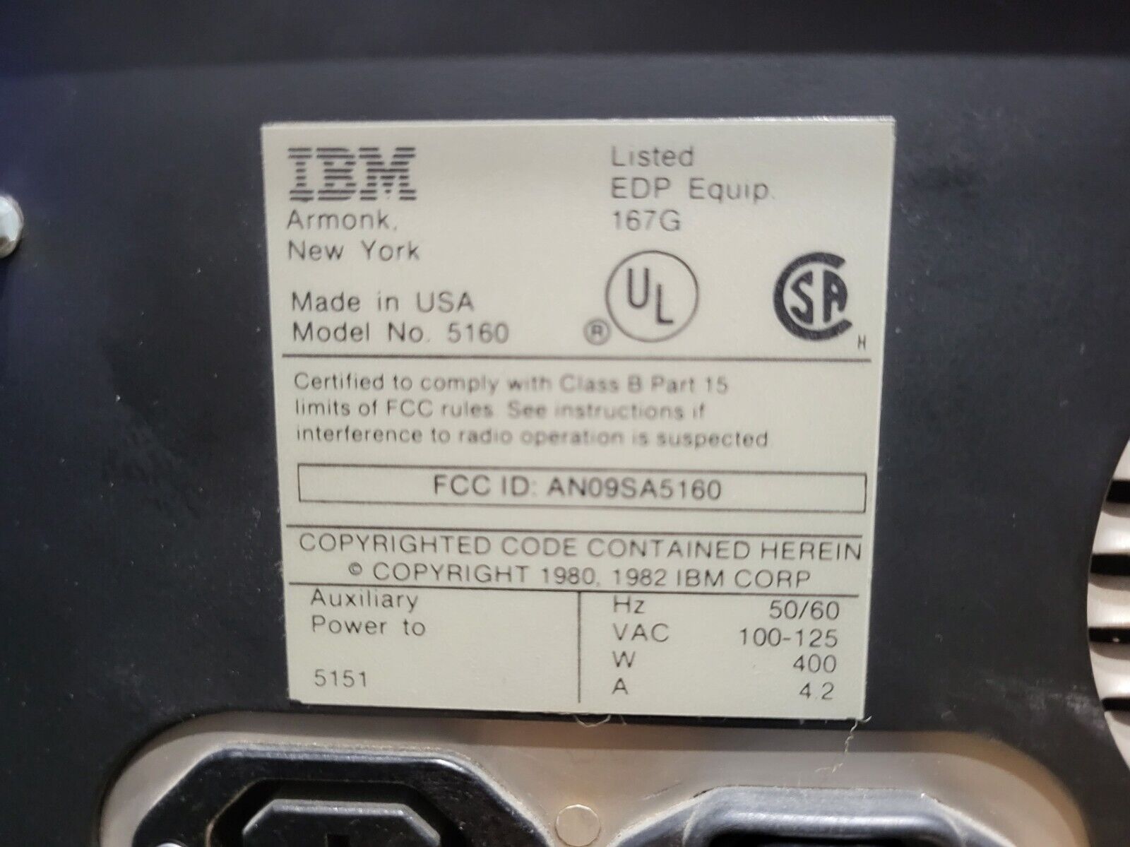 IBM Personal Computer XT 5160 *Untested AS IS* | eBay