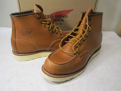 New in box -Men's RED WING 10875 Moc Toe Traction Tred 6" Work Boots ...