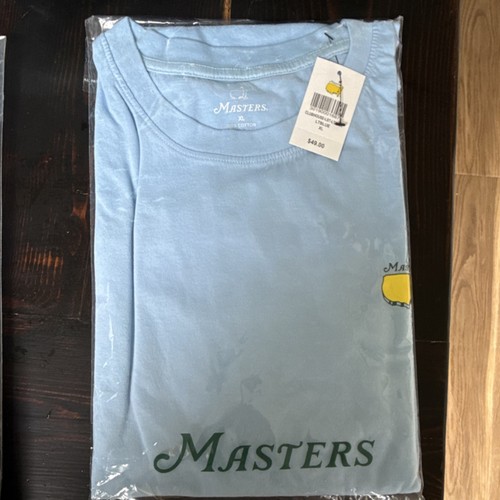 Masters Golf Tournament XL Blue Shirt Souvenir Official Masters Apparel ...