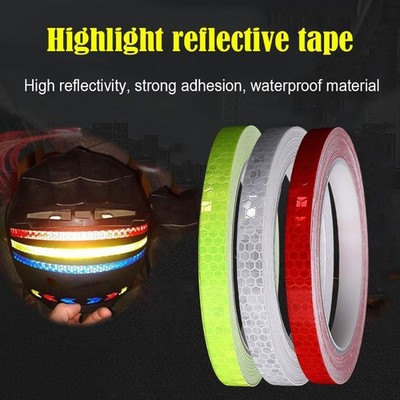 8M Reflective Tape Fluorescent Bike Bicycle Car Safety Reflective ...