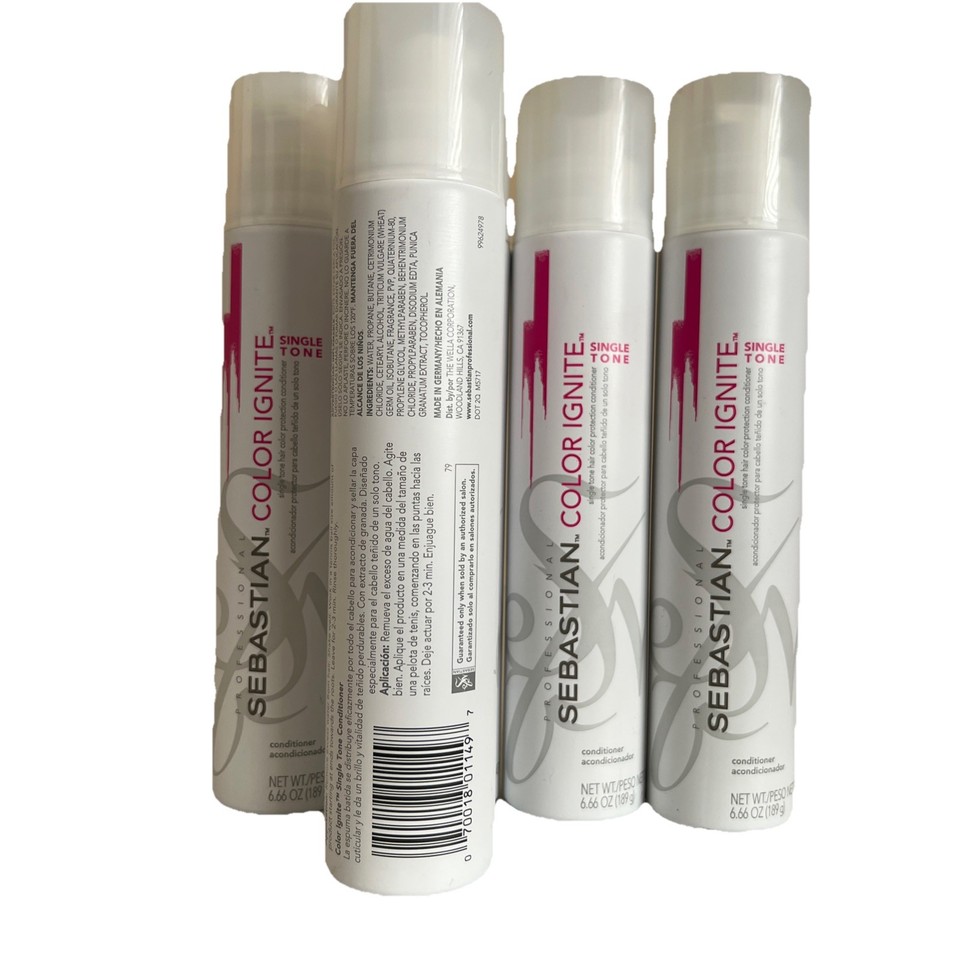 5X Sebastian Color Ignite Single Tone Hair Color Protection Conditioner ...