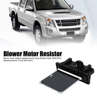 Blower Motor Fan Resistor 8980493940 For Isuzu Rodeo D‑Max 2002‑2012 ...