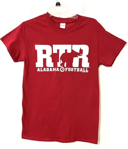University Of Alabama Football Roll Tide RTR T Shirt Size S 100% Cotton ...