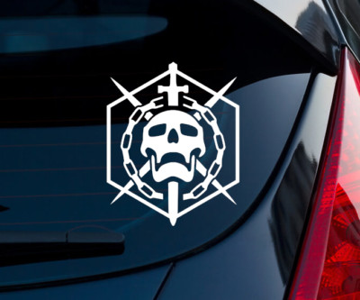 Destiny Raid Logo Indoor Outdoor Matte White Vinyl Decal 5.6"x4.52" | eBay