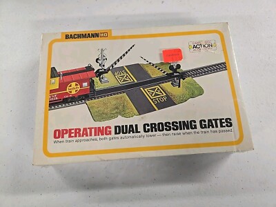 Bachmann Operating Dual Crossing Gates #3027 HO Scale Factory Sealed | eBay