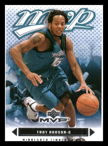 2003-04 Upper Deck MVP #100 Troy Hudson NBA Basketball Minnesota ...