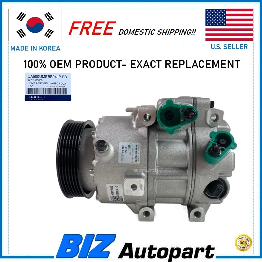 OEM A/C COMPRESSOR W/CLUTCH FOR 2015-2018 KIA SORENTO 3.3L # 97701 ...