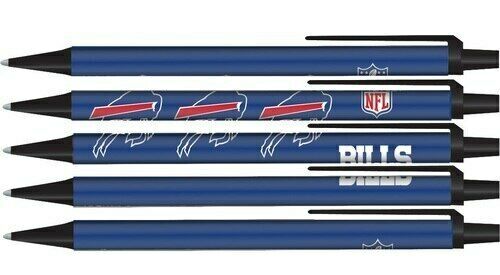 NFL Click Pens 5 pack Black Ink Choose Your Team | eBay