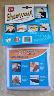 Vtg 2008 Original SHAMWOW Super Absorbent Towels Germany TV Movie Prop ...