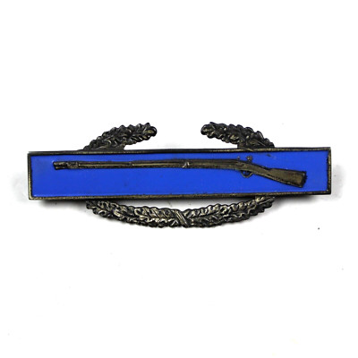 WW2 US ARMY COMBAT INFANTRY BADGE CIB BADGE CLUTCH BACK CB STERLING PIN ...