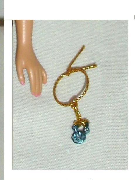 vintage barbie Ken doll jewelry ribbon string necklace pendant or ...