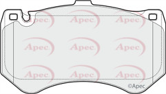 Apec PAD1820 Brake Pad Set for sale online | eBay UK