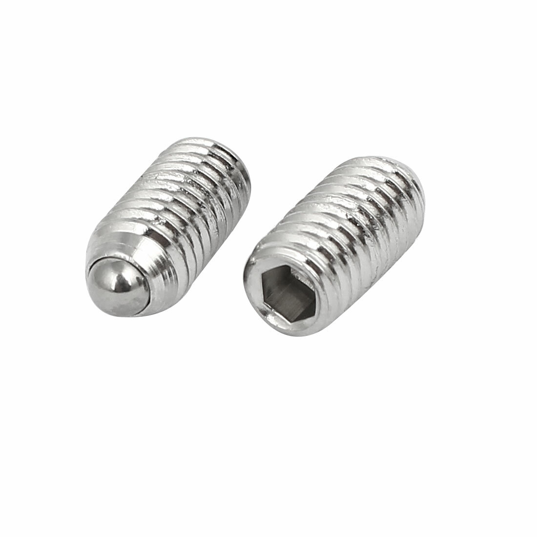M6x12mm 304 Stainless Steel Spring Hex Socket Ball Point Grub Set ...