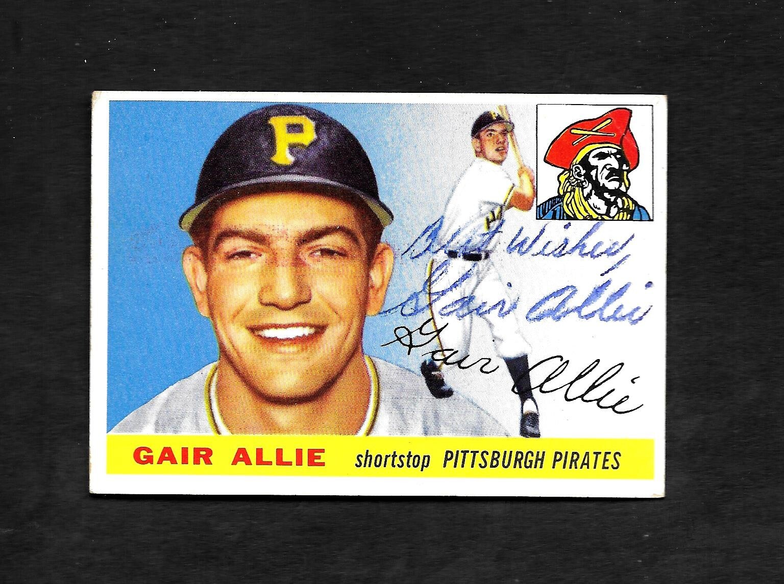 1955 TOPPS #59 GAIR ALLIE - SIGNED - AUTO - AUTOGRAPHED AUTOGRAPH - EX+ ...